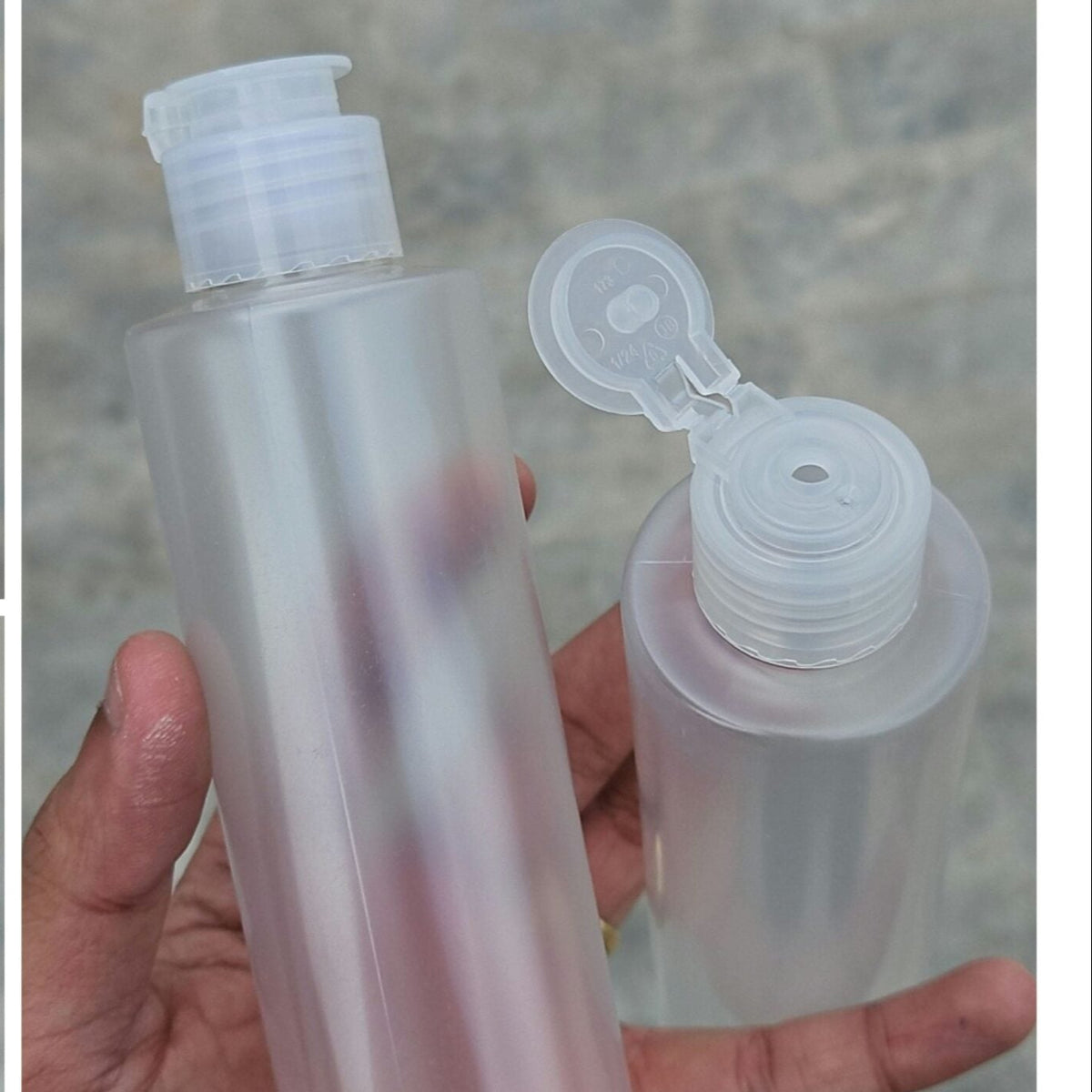 200 ML Sleek Frosted Fliptop Bottle – JarBazaar