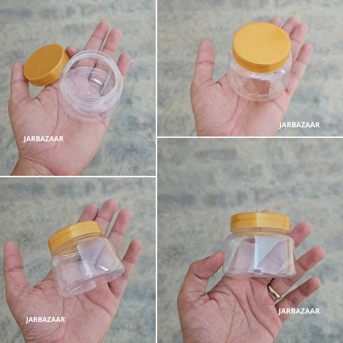 100 ML Conical Pet Jar (With Plastic Caps) – JarBazaar