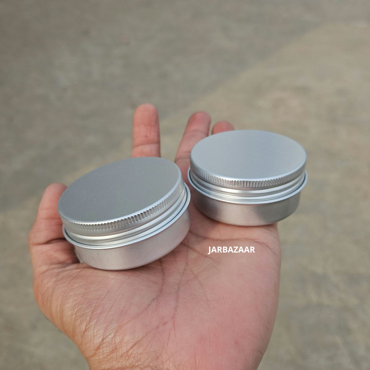 50 Gram Aluminium Tin – JarBazaar